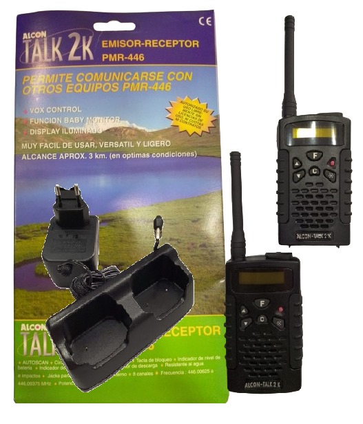 WALKIE PR HALCON PMR 446 TALK PACK – TIENDAS RADIO MANIA